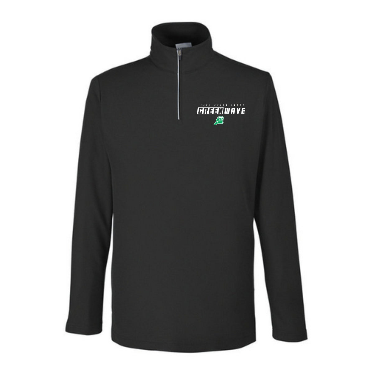 Green Wave - Fusion Chroma Quarter Zip - Adult – EGF Sports Wear